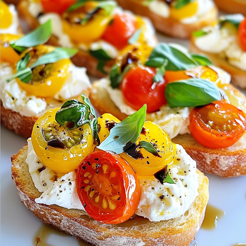 Burrata Bruschetta Fresh and Flavorful Delight - Recipe Website